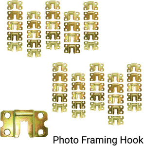 max deals Hooks Photo Frame or Lamination Metal Hooks Pack of 50 Pcs ...