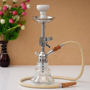 Vespers AK 47 Gun Silver 15 inch Glass Hookah Price in India - Buy ...