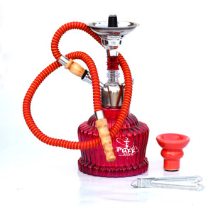 PUFF KING Hookah Pot Se MATT QT for Flavour Hukka 13 inch Glass Hookah ...