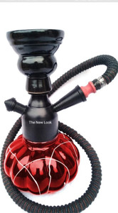 The New Look Original Branded Hukka 8.5 inch Glass, Iron Hookah Price ...