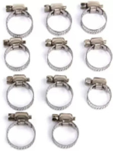 electromate 10 pcs Gas Pipe Clip Hose Clamps Hose Brackets Adjustable ...