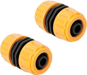 TurboFlex 1/2" Garden Hose Pipe Jointer, 2 Piece, for Half Inch Pipe ...