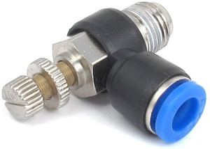 Maxxlite Pneumatic Connector 8mm x 1/4" Inch BSP Flow Speed Controller ...