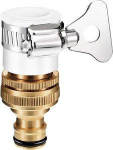 HASTHIP 2 in 1 Set Universal Tap Connector, Tap Connector Brass Adapter ...