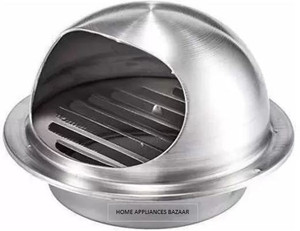 HOME APPLIANCES BAZAAR Steel Cowl Vent Round Stainless-Steel Mesh Cowl ...