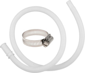 Ninetales 1.5 Meter Long Washing Machine Inlet Pipe + Hose Clip - Tap ...
