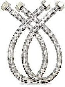 GLOBOMOTIVE 304 Grade Connection for Wash Basin 36 Inch (2 Pieces Set ...