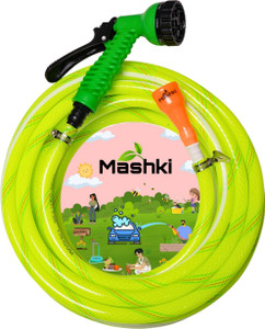 MAK 20 Meter 1/2 inch Braided Hose Pipe For Gardern, Car & Bike Washing ...