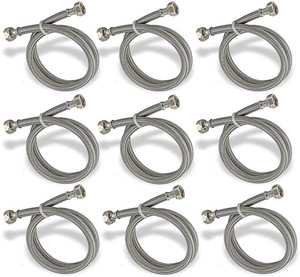 Parryware Stainless Steel 304 Connection Pipe 24 inch Pack of 9 pcs 110 ...