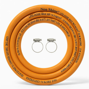 Neo Shine Steel Reinforced LPG Gas Cylinder Hose Pipe Steel Reinforced ...