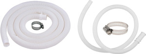 Ninetales Washing Machine Pipe with Hose Clips - 1.5 Meter Inlet + 5 ...