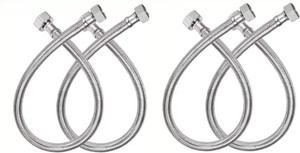 Ramya Stainless Steel Connection Pipe, Chrome Finish Heavy Hose Pipe ...