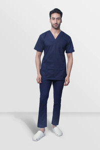 ARA UNIFORMS Navy Blue Doctor Scrub For Male| Medical Wear Scrub Suit ...