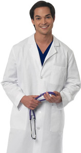 MEDI-AP HOSPITAL GARMENTS Doctor White Long Coat Full Sleeve With 100% ...