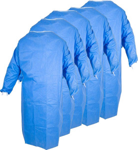 D-Core Medical Surgical Gown ( Color -Medical Blue) pack of 2 Pieces ...
