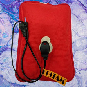KRITAM Electric Hot Water Gel Bag Heating Pad Fur Velvet with Hand ...