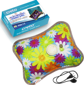 CRETO Gel Hot Water Heating Pad Cordless Electric Rechargeable 1 L Hot ...