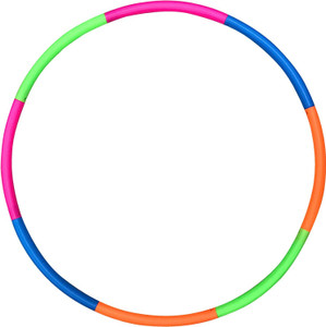 Daily Fest Kids Exercise Hoop Adjustable Size Hula Rings for Sports ...