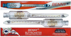 BALRAMA 2pc Glass Butyrometer Milk Purity Tester Fat Testing for Milk ...