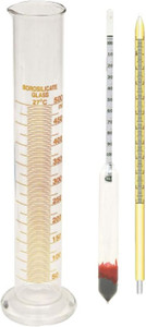 BOMBEY SCIENTIFIC Fuel Testing Kit (Hydrometer-0.750-0.800, & Glass ...