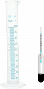 Indiginous Lactometer with 100 ml Measuring cylinder For Testing Milk ...