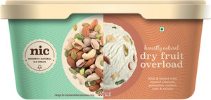 Nic Mixed Dry Fruits Overload Ice Cream Price in India - Buy Nic Mixed ...