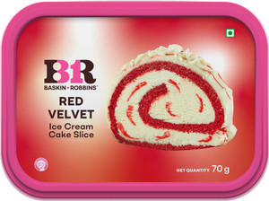 Baskin Robbins Red Velvet Slice Cake Price in India - Buy Baskin ...