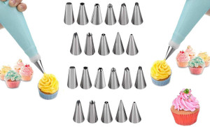 lukzer Set of 24Pc Cake Decorating Nozzles Set Piping Bag Tips with ...
