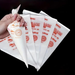 MARHABA TRADERS Polythene Icing Piping Cone for Decorating for Cream ...