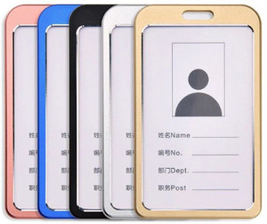 Asha file products Stainless Steel ID Badge Holder Price in India - Buy ...