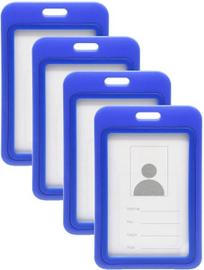 SPG PLASTIC ID CARD FOR SCHOOL , OFFICE , DOUBLE SIDE TRANSPRAENT (BLUE ...