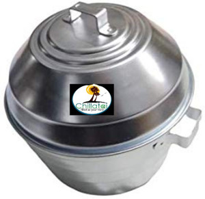 CHILLATAI INDOLIUM IDLI Maker Cooker Pot (Big Size, 3 Plates 21 IDLIES ...