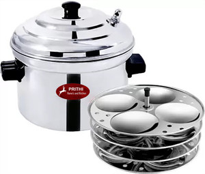 Prithi Home's and Kitchen Stainless Steel Idly cooker Idly maker 4 ...