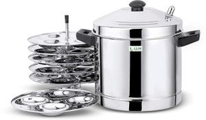 LLM Deluxe Stainless Steel Idly Cooker| Idly Maker| Idly Pot 24 Idlies ...