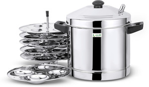LLM Stainless Steel Idly Cooker 6 Plates Set Induction & Standard Idli ...