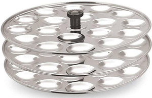 Status style Stainless Steel 3 Mini Idly Maker/Stand Standard Idli ...