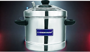 TENNYSON STAINLESS STEEL IDLY COOKER BIG 6 PLATES CAPACITY ( NO PLATES ...