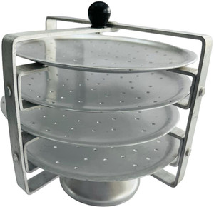 ZAILAND Aluminium Idiyappam Stand with 4 Plates/Noolputtu,Noolappam ...