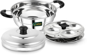 FORTUNA KITCHENWARE Mini Idli Maker Stainless Steel 2 plates, 8 Idli ...