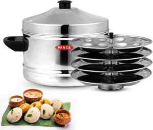 Panca Stainless Steel Idli Maker 4 Plate 16 Cavity Idli Cooker with ...
