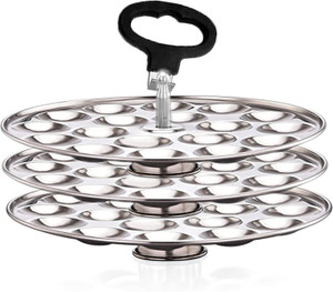 MISSIPPI Stainless Steel Mini Idli Stand 3 plate 54 Mini idli & Stand ...
