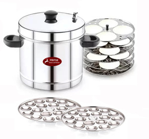 Prithi Home's and Kitchen Stainless Steel Idly cooker/Maker Combo ...