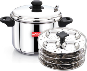 AVIAS Idly Mate 6 Plate Idli Cooker Induction Idli Maker Price in India ...