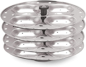PalD Stainless Steel idli stand 4 plate Induction & Standard Idli Maker ...