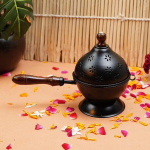 ServDharm Metal Incense Burner Metal Loban Dhoop Dani Burner for Home ...