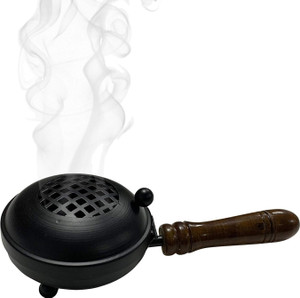 True Decor Loban Dani Dhup Dani for Puja Burner Pot Loban Burner with ...