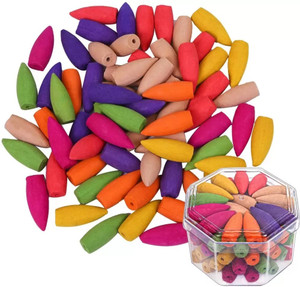 SMRK Backflow Natural Smoke Cones for Smoke Fountains Lavender, Jasmine ...