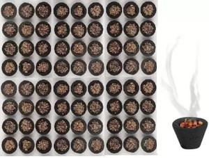 AyodhyaVasi 72 Cups Pure Loban Sambrani Dhoop l Sambrani Cups with l ...