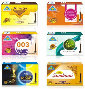 Gayatri dhoop Sticks Combo, This Combo Pack Contains 6 Types of Premium ...