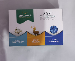 SHALIMAR CEO COLLECTION DHOOP White Lily, Kasturi, Sapphire, Mogra ...